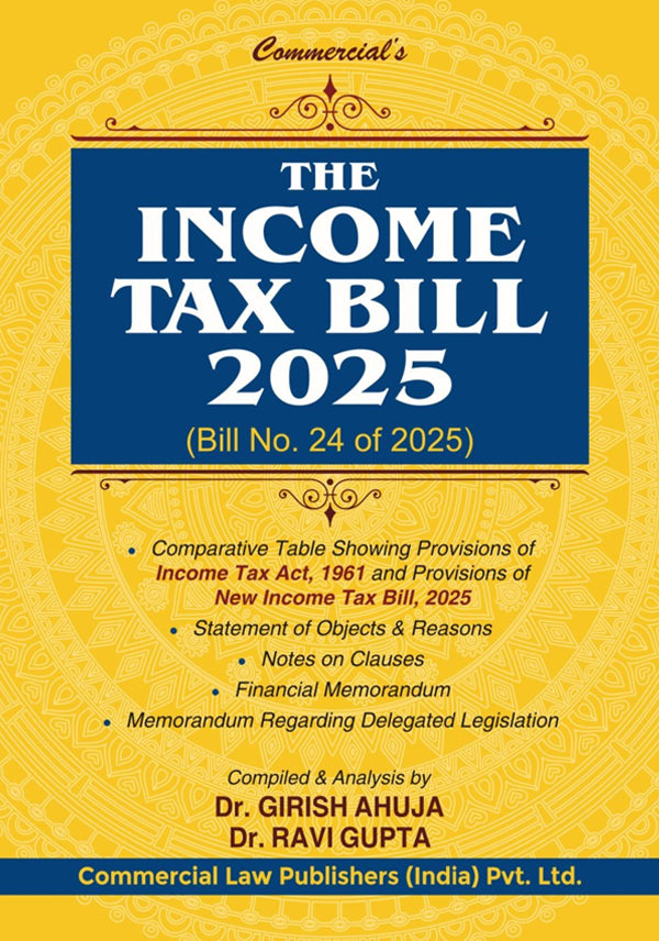 Income-tax Bill 2025 Combo – Law + Insightful Commentary – Shopscan
