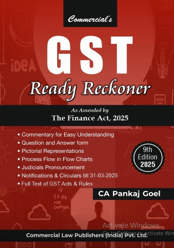 GST Ready Reckoner | 9th Edition (2025) | 25% Off + Free Shipping – Shopscan